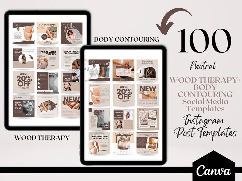300 Body Contouring Instagram Post Templates Lipo Laser - Etsy