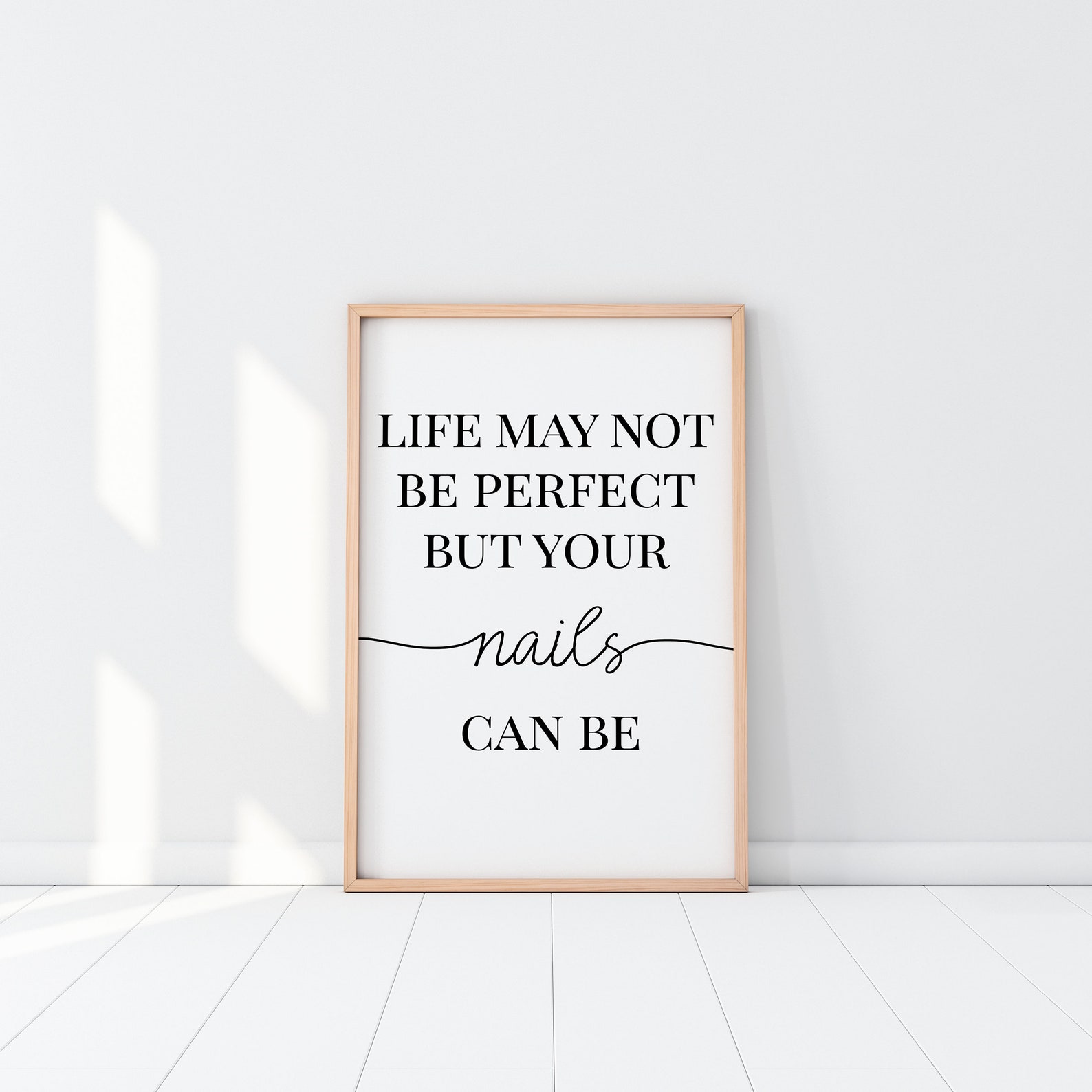 Nail Salon Poster, Nails Print, Nail Bar Decor, Nail Salon Decor, Funny ...