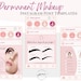 Permanent Makeup Instagram Post Templates, Editable PMU Social Media ...