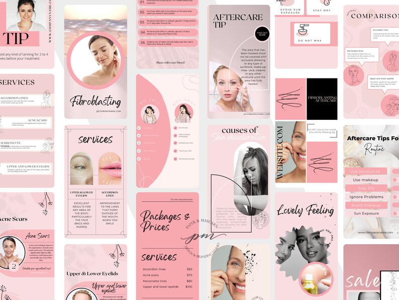 Plasma Pen Instagram Story Templates Editable Fibroblasting - Etsy