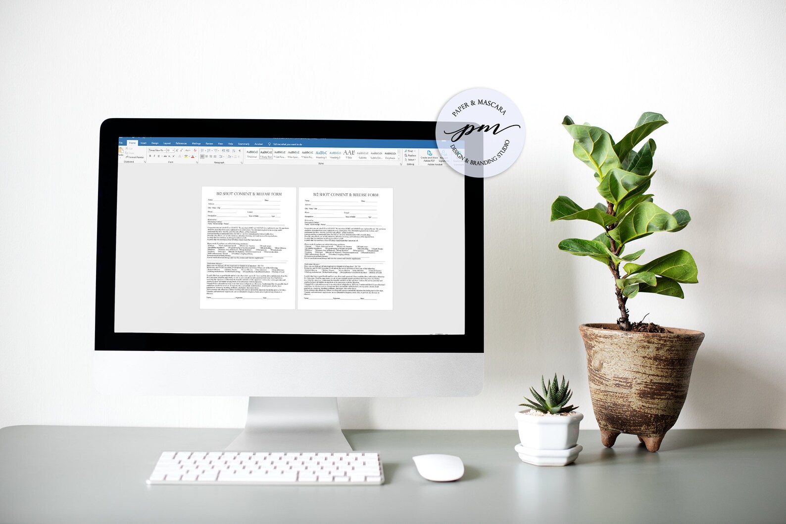 B12 Shot Consent Form Template Facial Fillers Consent - Etsy