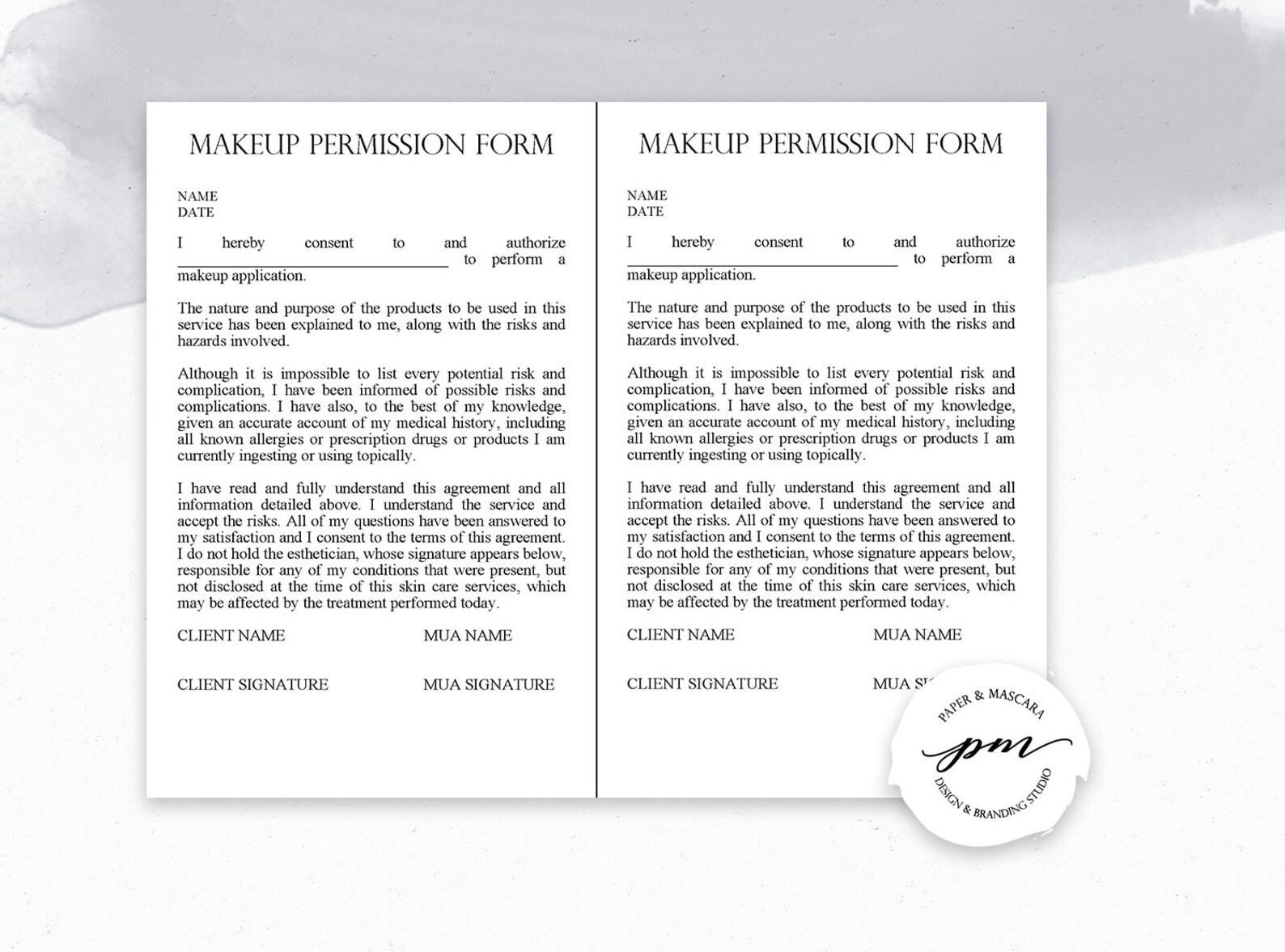 Editable Makeup Artist Business Planner Bundle, Freelance Makeup Artist ...