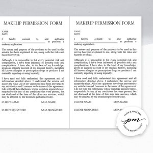 Editable Makeup Artist Business Planner Bundle, Freelance Makeup Artist ...