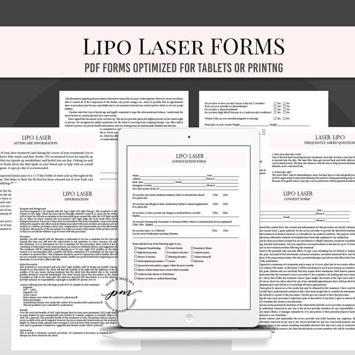 Lipo Laser Forms Body Contouring Client Forms Lipo Laser - Etsy