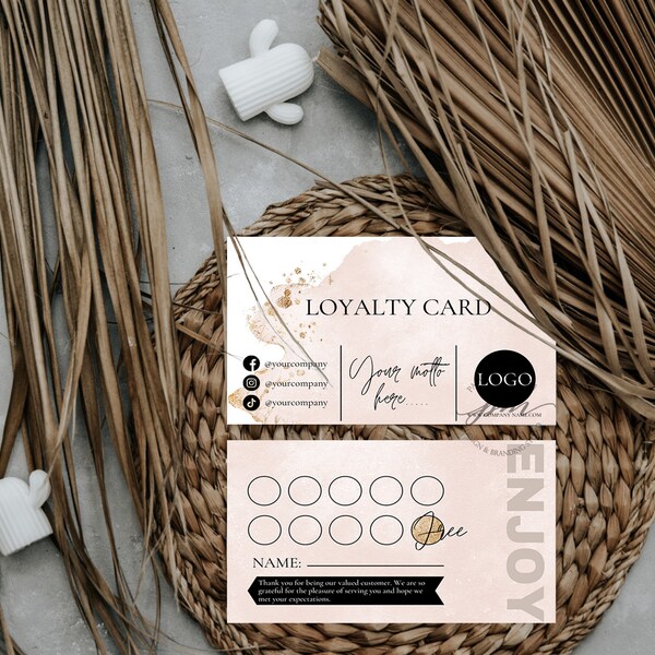 Loyalty Punch Cards - Etsy
