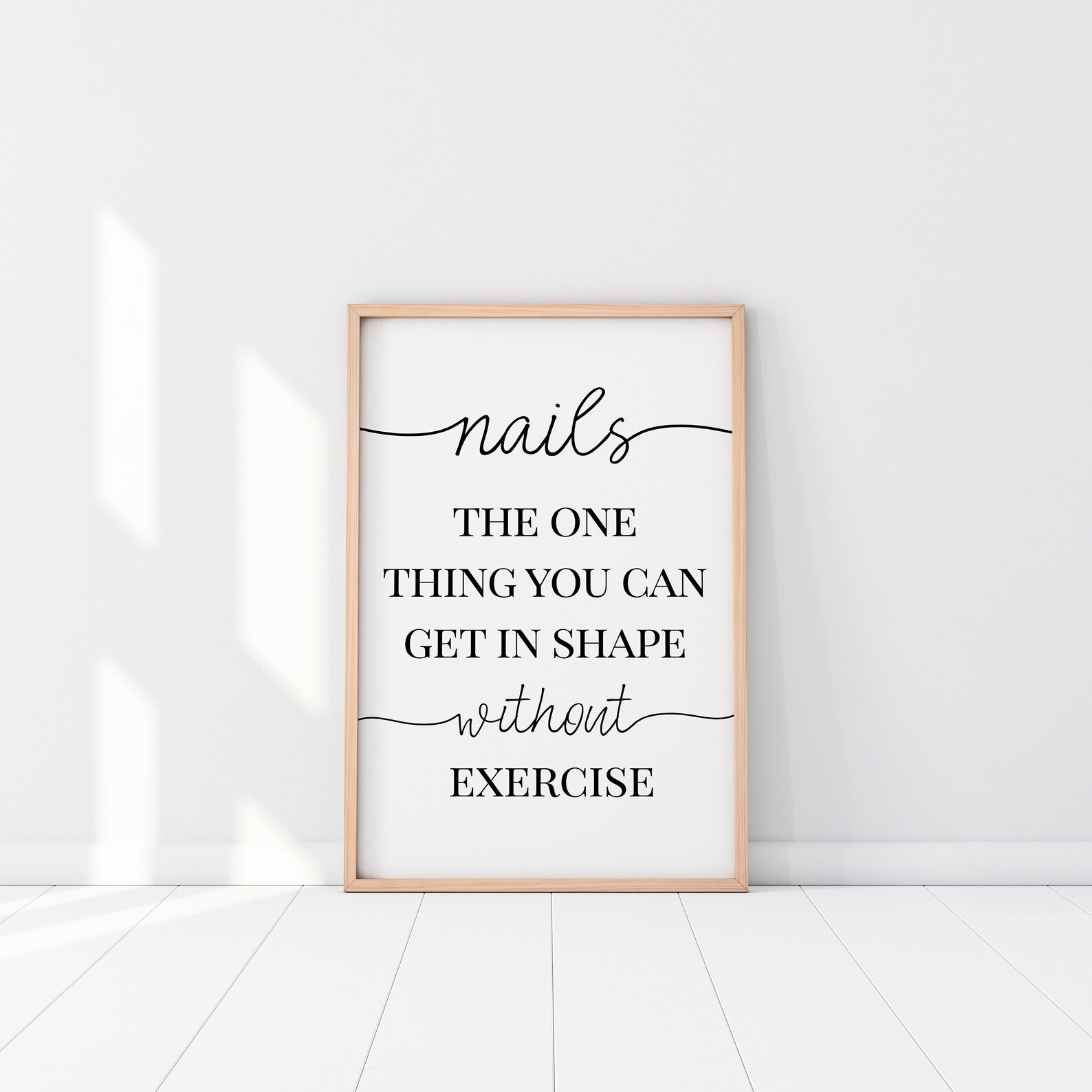 Nail Salon Poster, Nails Print, Nail Bar Decor, Nail Salon Decor, Funny ...
