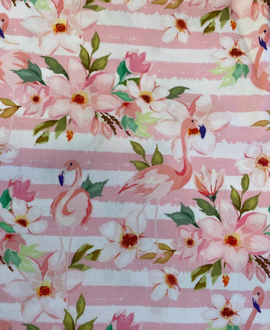 Surgical Scrub Cap for Women With Long Hair - Pink Floral Flamingos ...