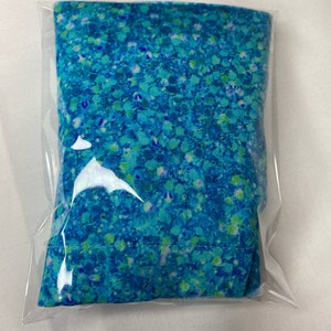 Handmade Aqua Sparkle Glitter Surgical Scrub Cap With Adjustable Toggle ...