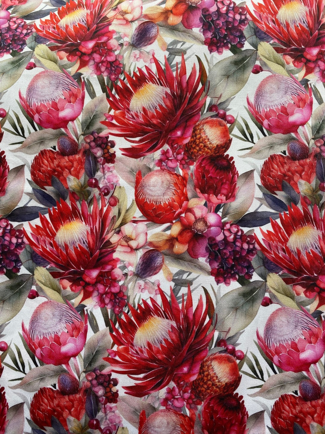 Australian Native Floral Surgical Scrub Cap Crimson Waratah - Etsy