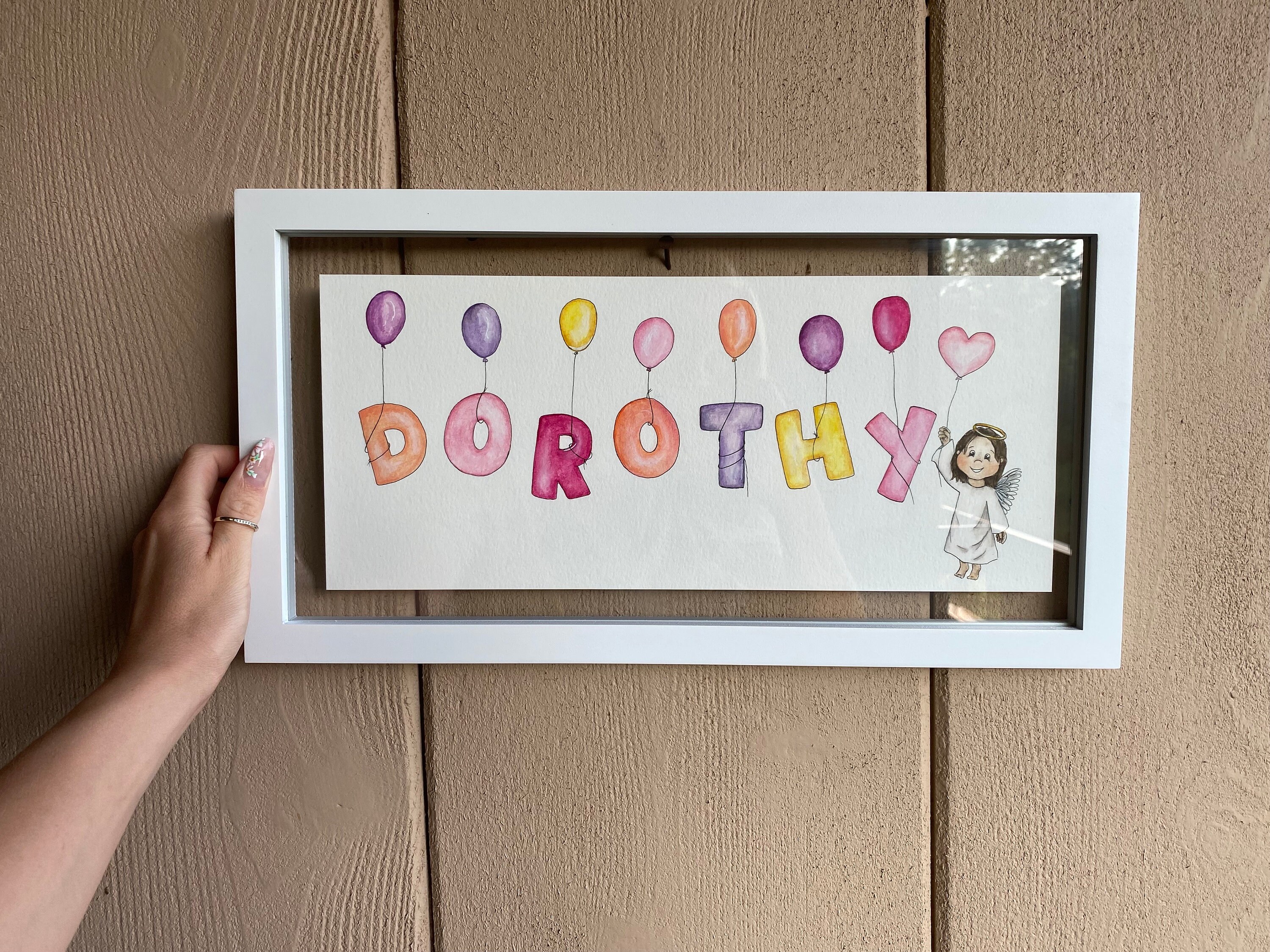 Custom Baby Name Painting - Etsy