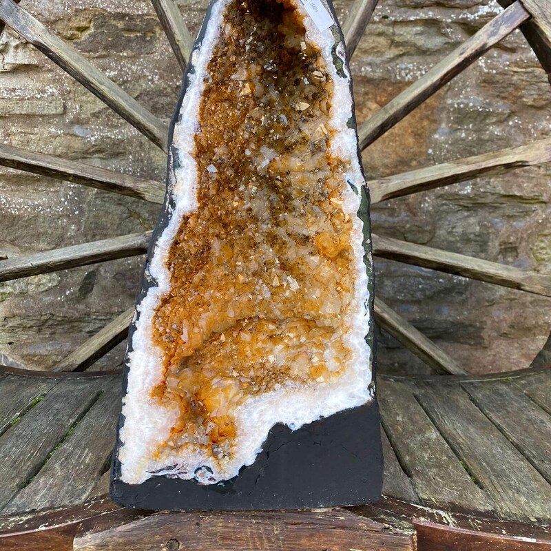Citrine Geode - Etsy