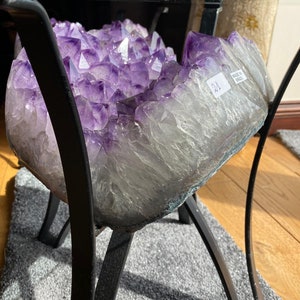 Amethyst Geode Table 3 21kg H41xw30xd16cm Druzy Cluster Purple - Etsy ...