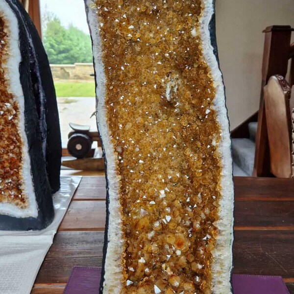 Citrine Geode - Etsy