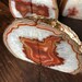 Red Rust Agate 24ct Gold Edge Microcrystalline Quartz Premium Bookends ...