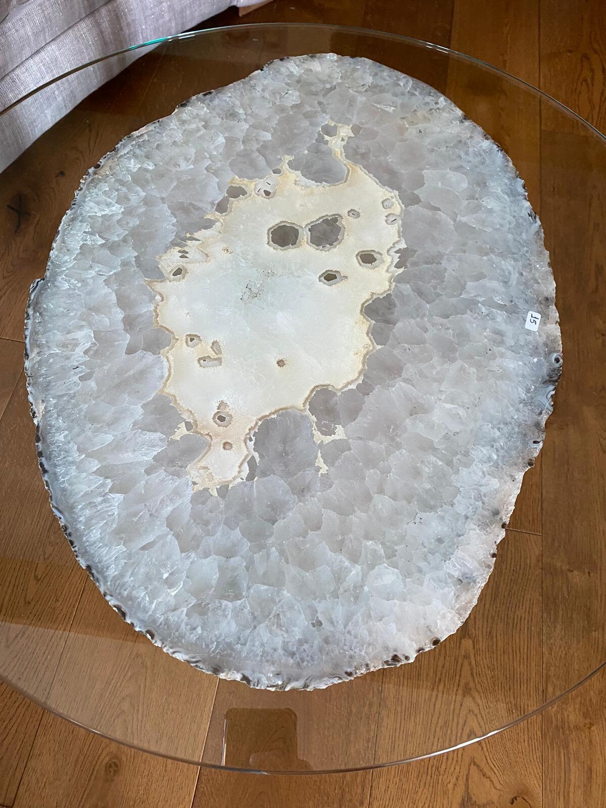 Premium Agate Geode Mesa 2 15kg Vidrio 60cm L53xW38cm | Etsy España