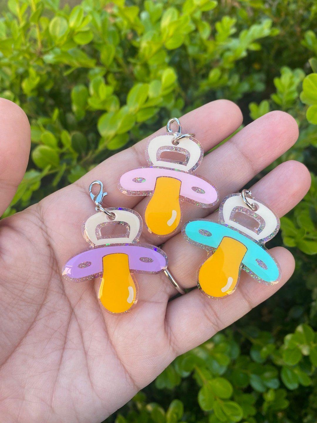 Mini Acrylic Charms,pacifier,badge Reel Accessories,badge Charms,obgyn ...