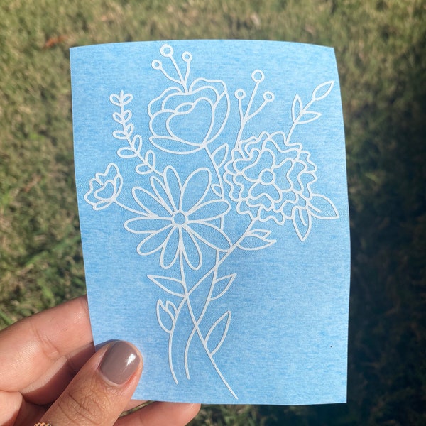 Wild Flower Car Decals - Etsy