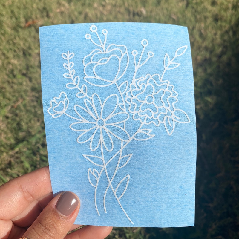 Car Decal Flower - Etsy