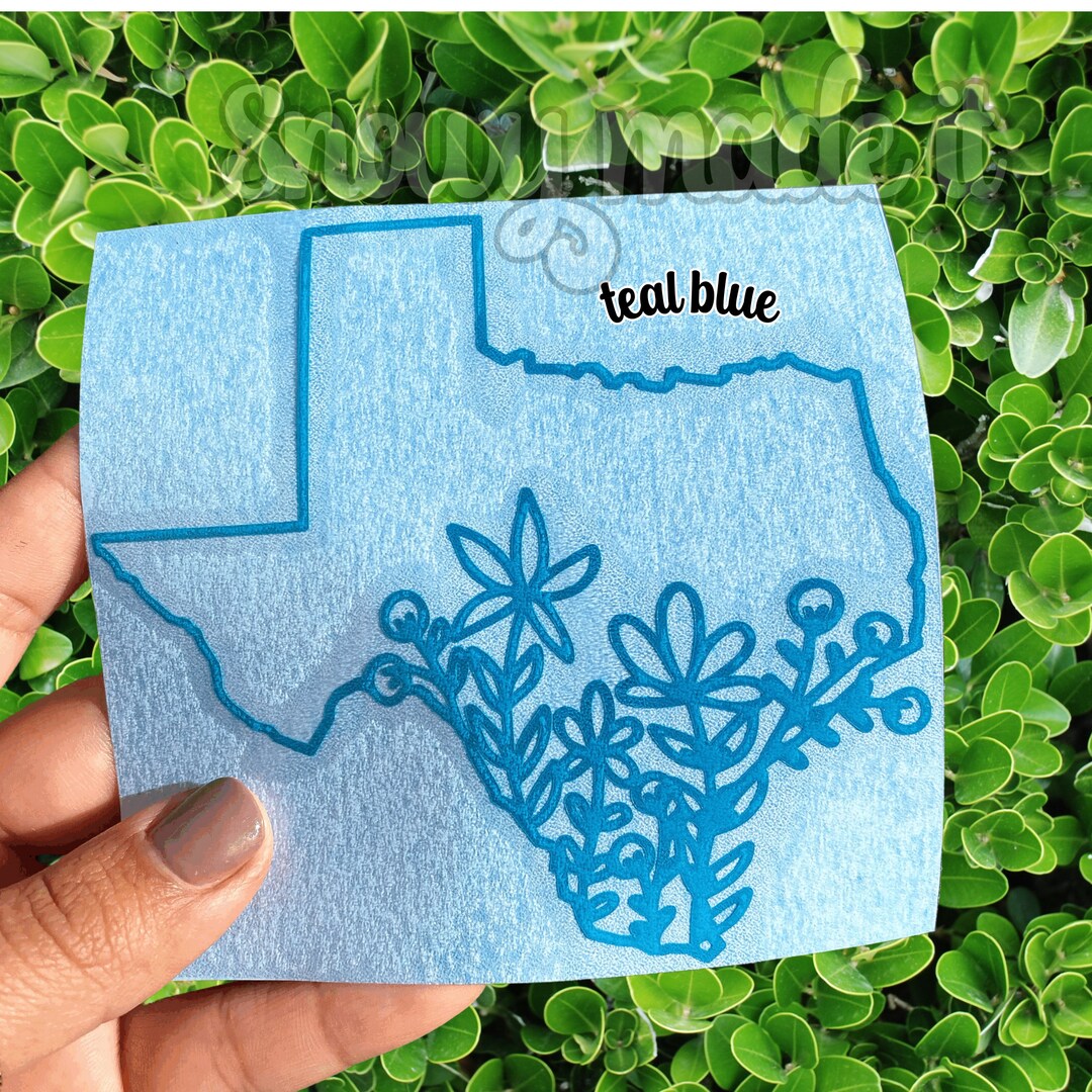 Texas Car Decal Floral Car Stickers Texas Pride Decals - Etsy