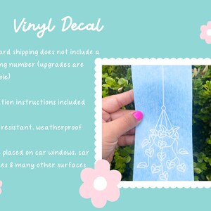 Pothos Basket Decal, Hanging Planter, Plant Mama, Plant Person Car ...