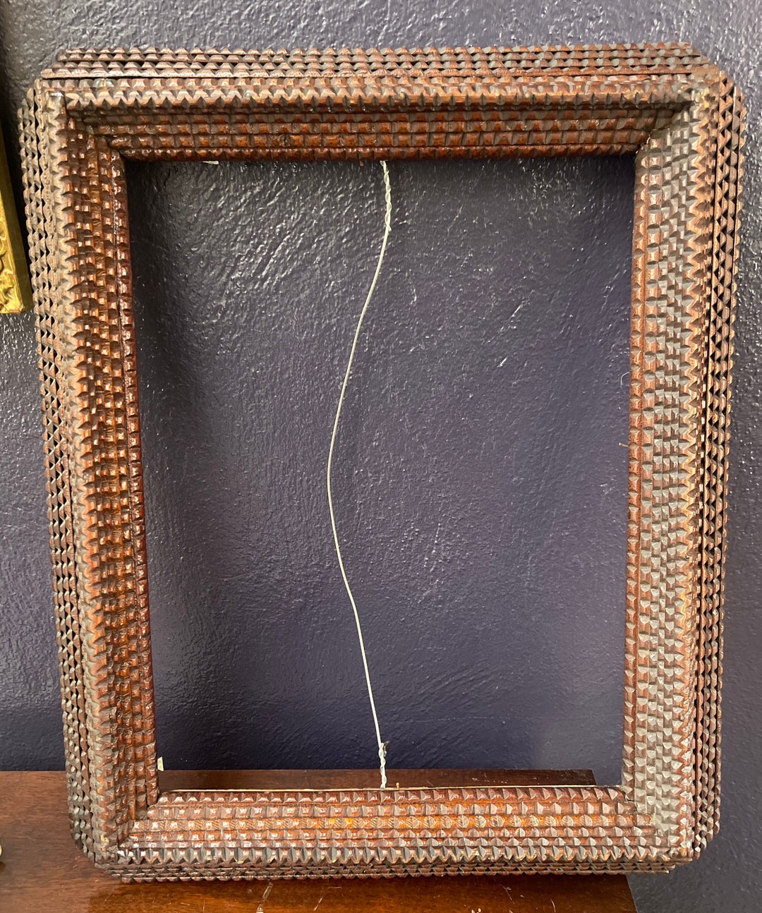 An Antique Tramp Art Frame - Etsy