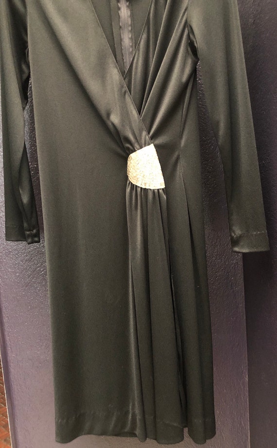 Vintage Black 1970’s Joy Stevens Dress - Gem