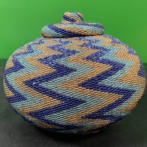 Beaded Basket - Etsy