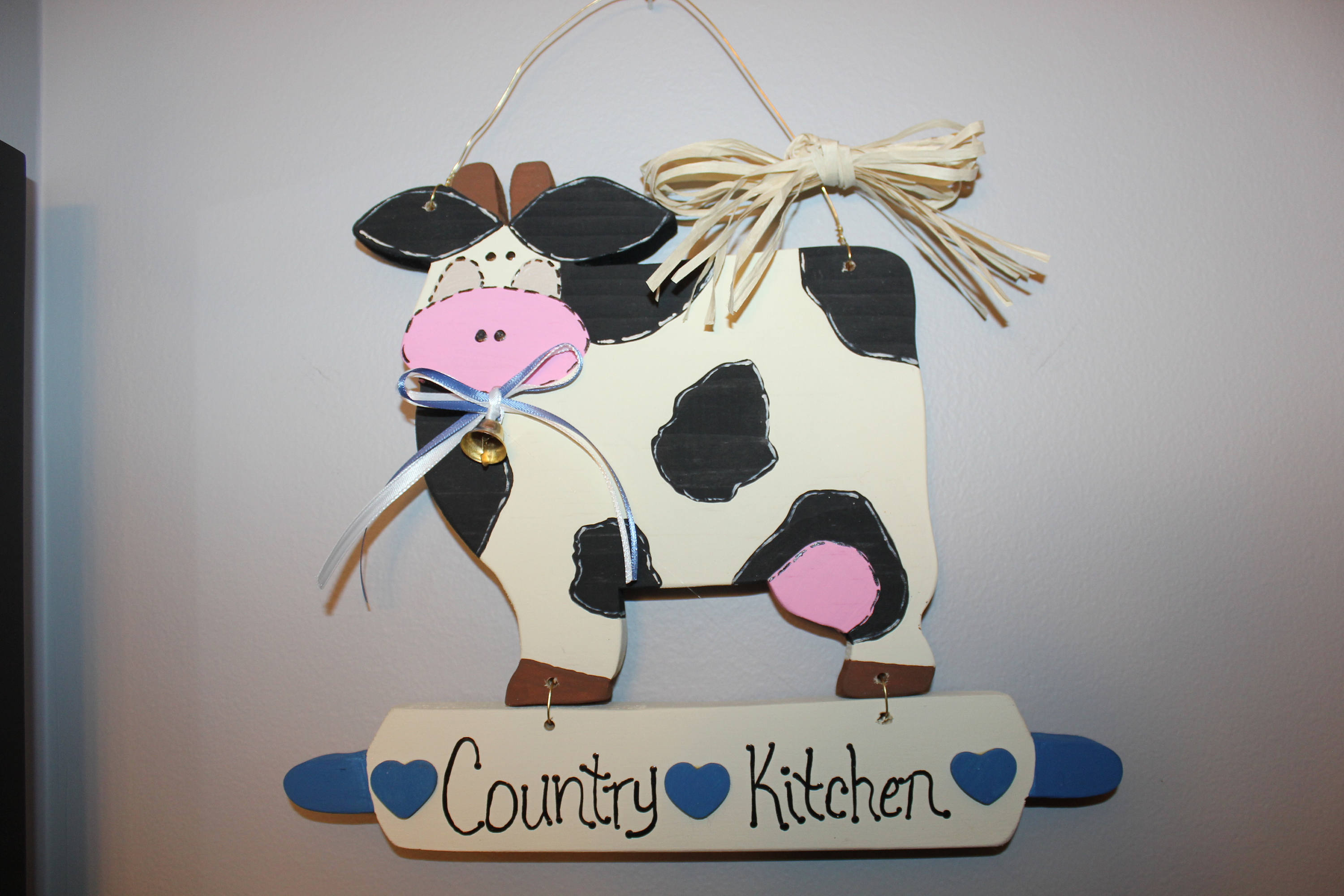 Bessie Country Kitchen Cow Sign. - Etsy