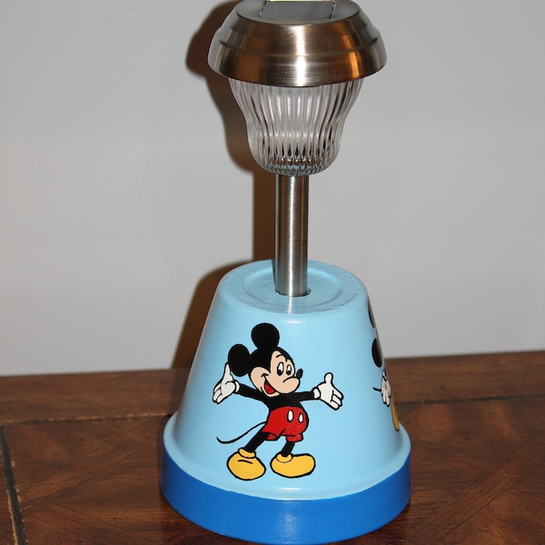 Mickey Mouse Solar Light - Etsy