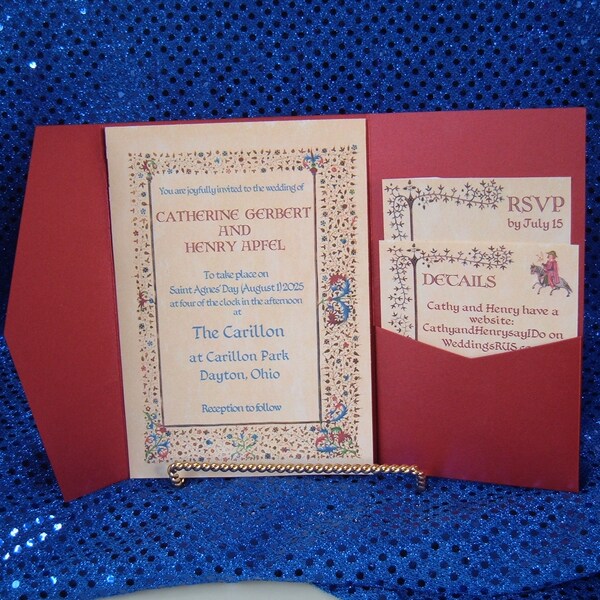 Medieval Invitation - Etsy