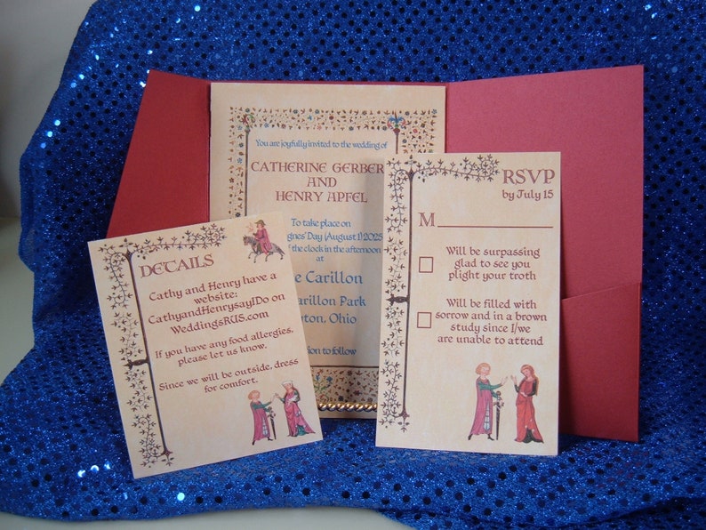 Medieval Invitation - Etsy