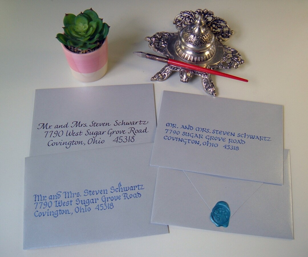 Hand-addressed Envelopes - Etsy