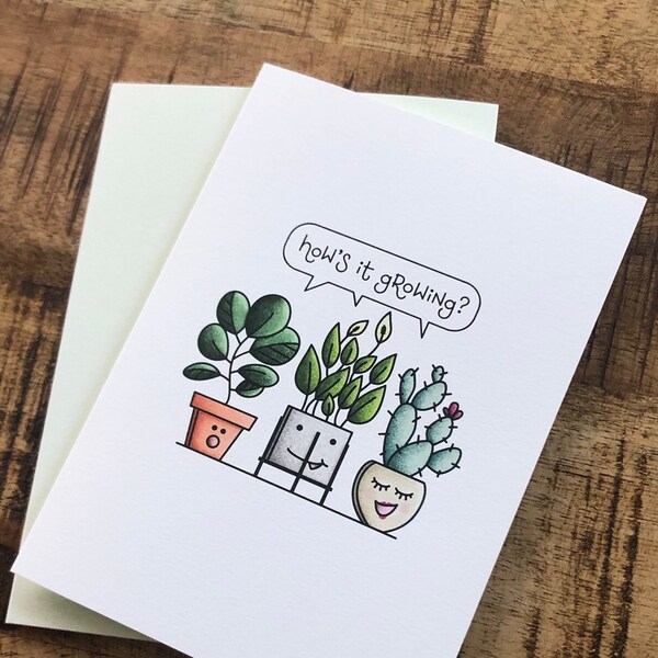 Plant Pun Cards - Etsy