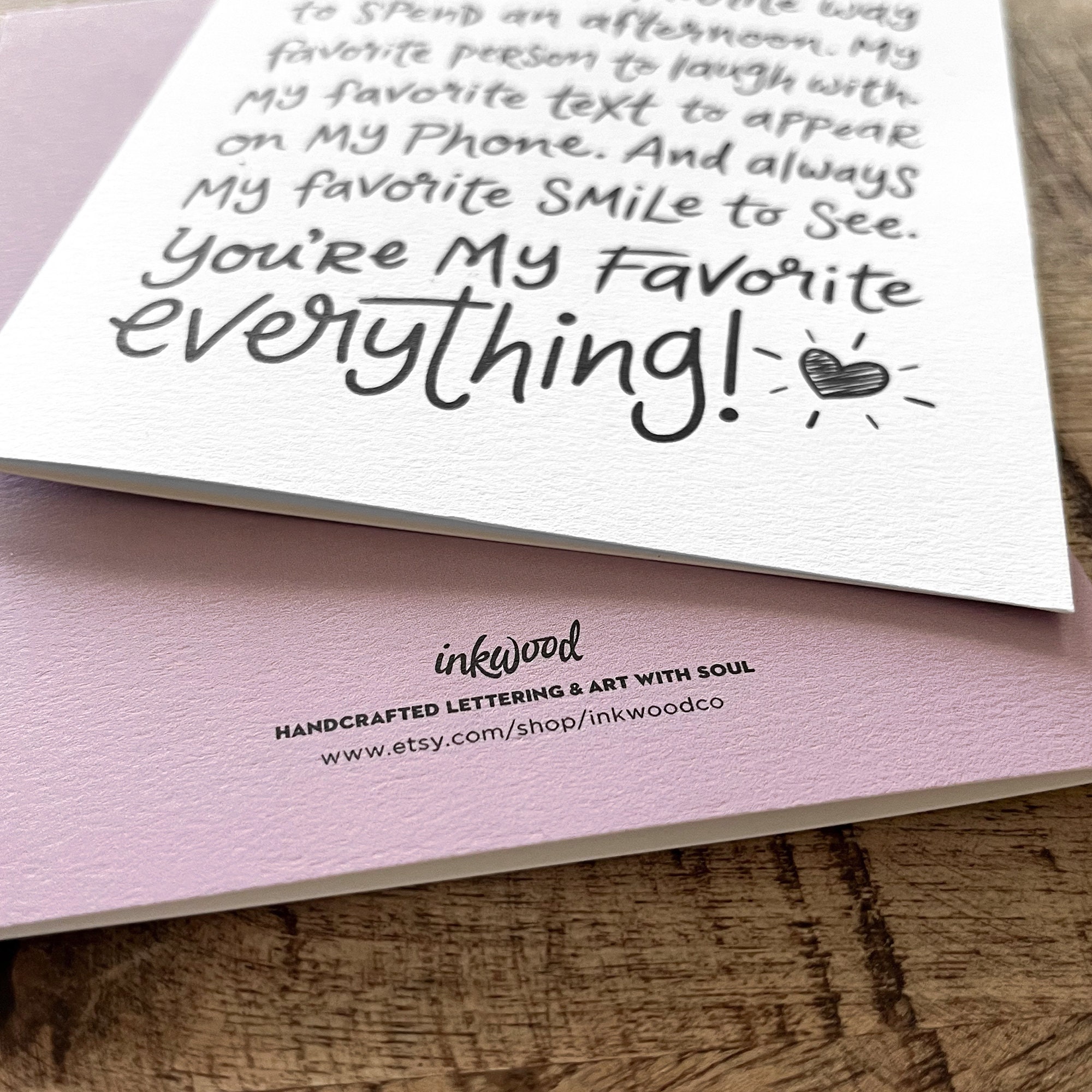 Youre My Favorite Card / Valentines Day Card for Him Card for - Etsy