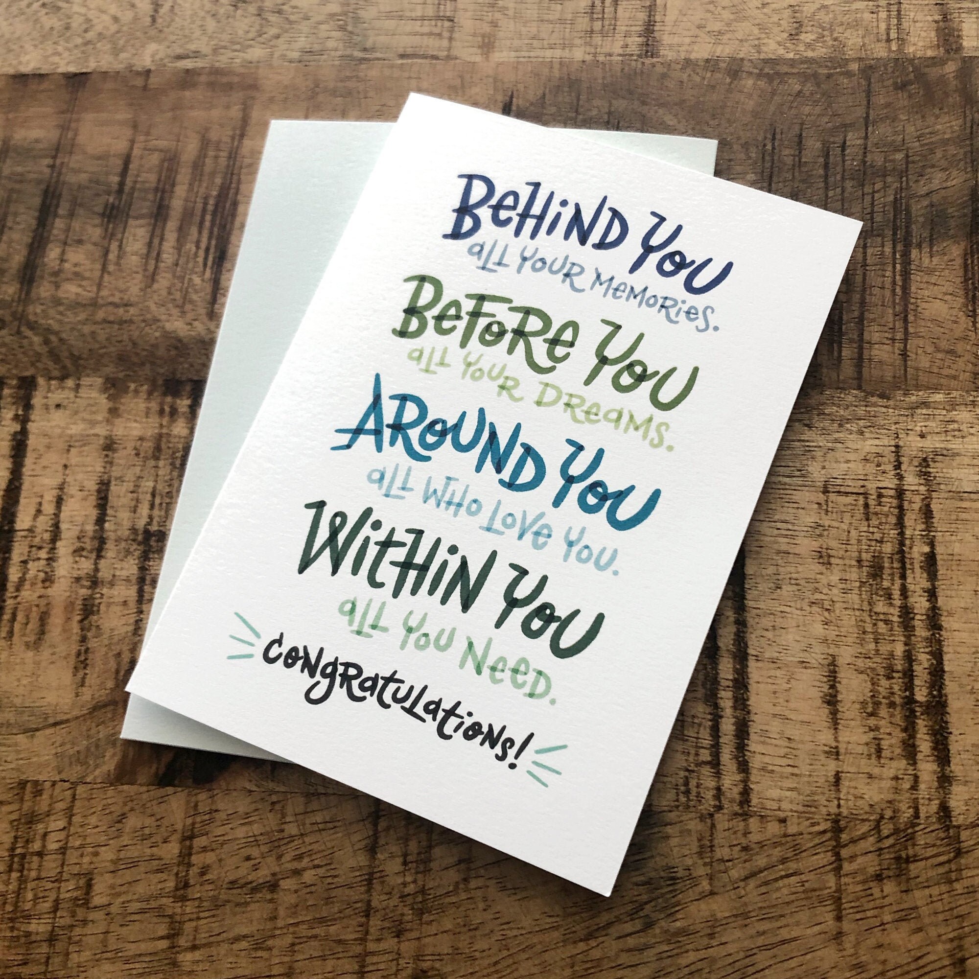 Graduation Card for Him or Her / Congratulations Card / High - Etsy