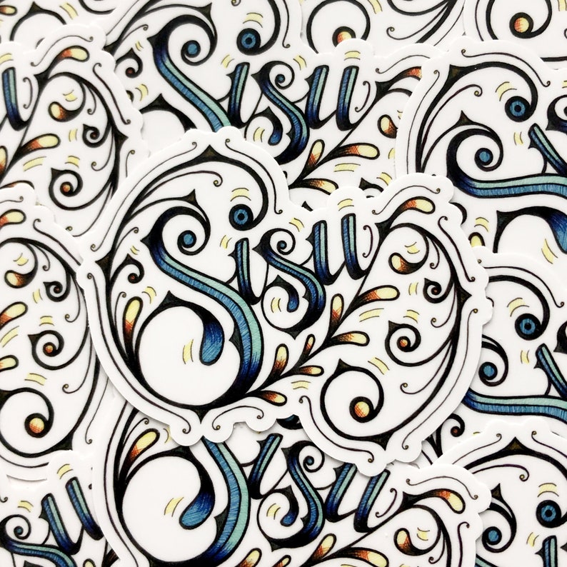 Sisu Sticker Decal / Finnish Finland Sticker / Finnish | Etsy