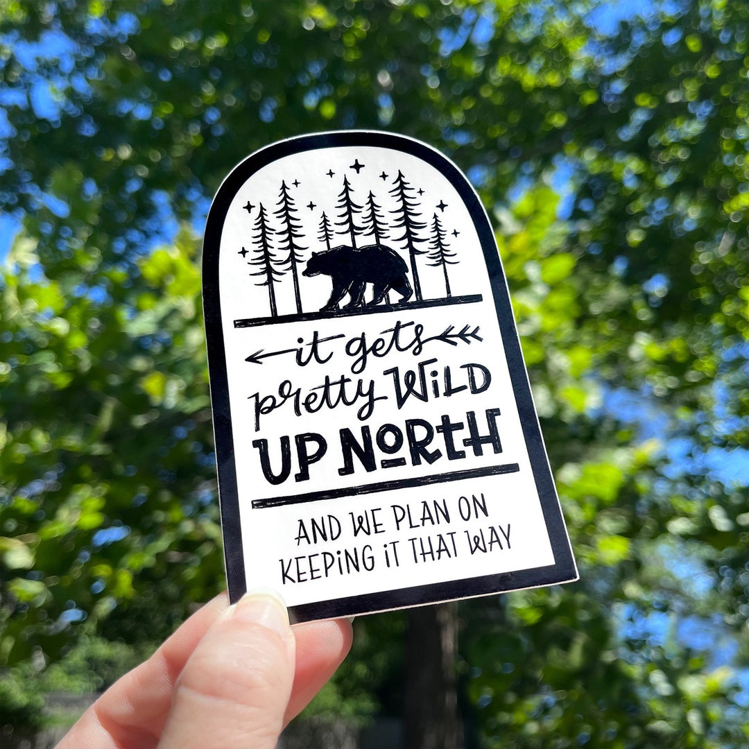 Up North Michigan Sticker / Yooper / Michigan Gifts / Upper - Etsy