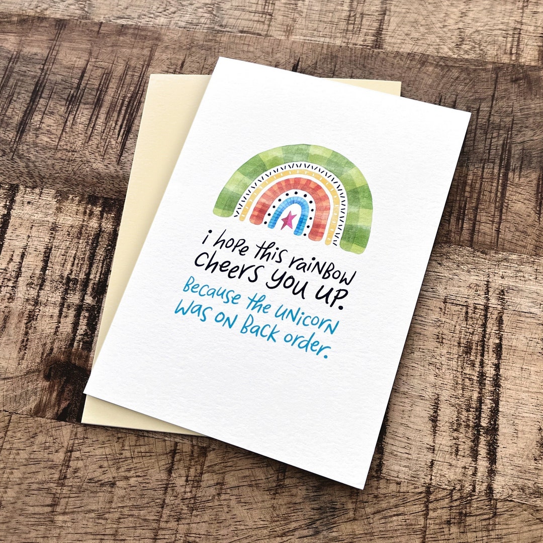 Funny Cheer up Card / Thinking of You Card / Encouragement - Etsy