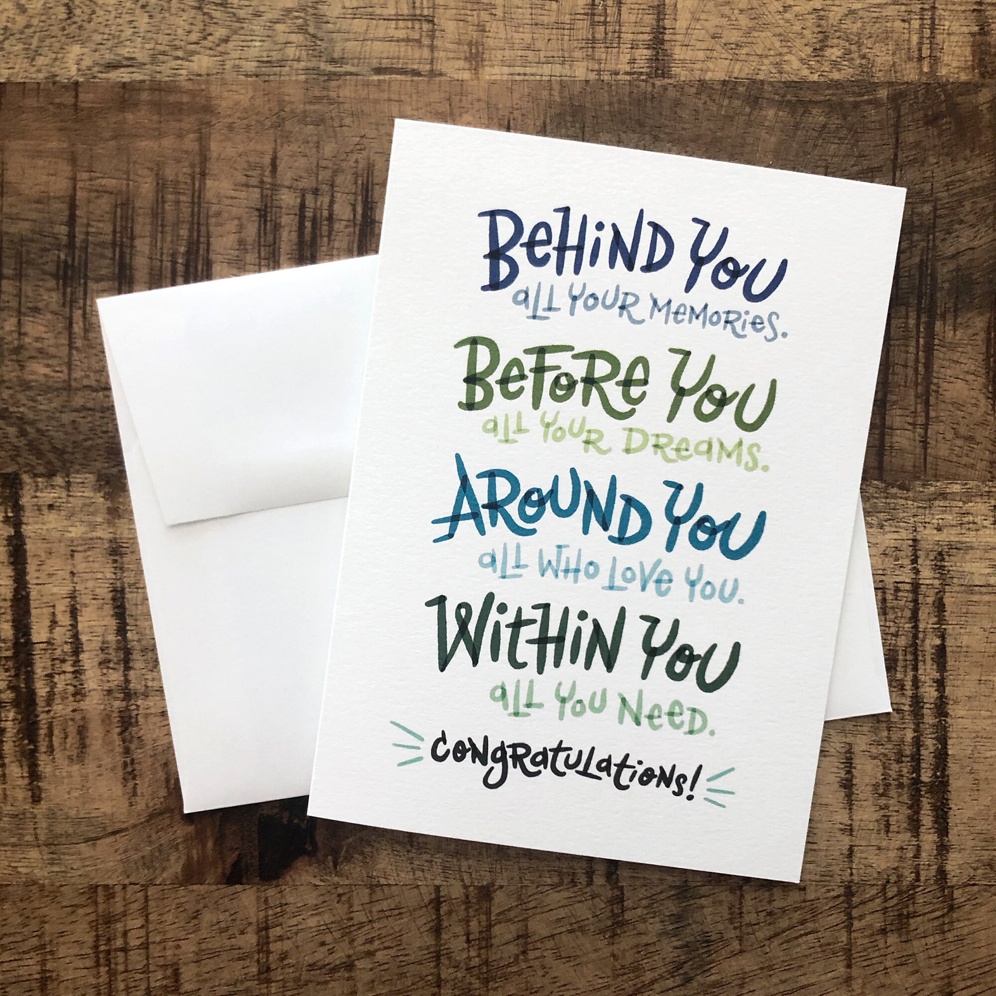 Graduation Card for Him or Her / Congratulations Card / High - Etsy