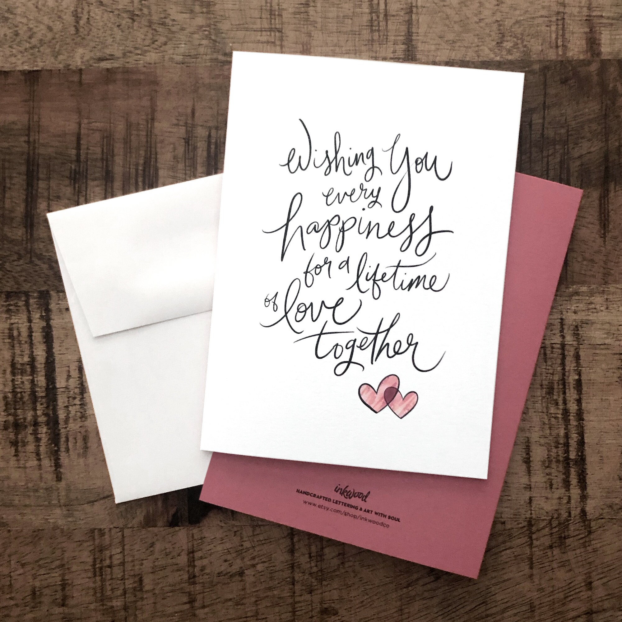 Congratulations Wedding Card for Couple / Congrats Engagement - Etsy