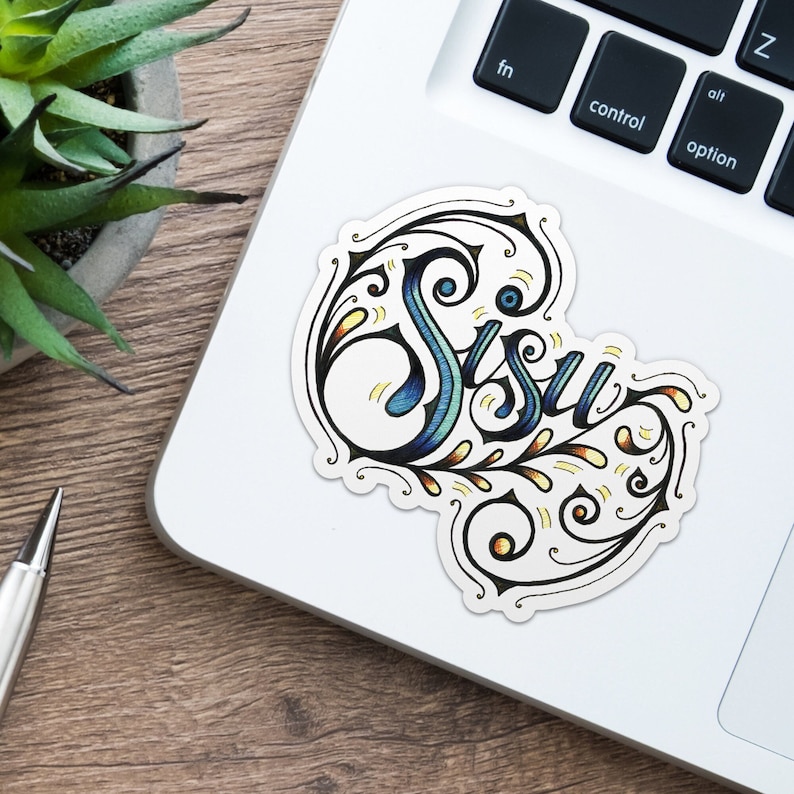 Sisu Sticker Decal / Finnish Finland Sticker / Finnish | Etsy