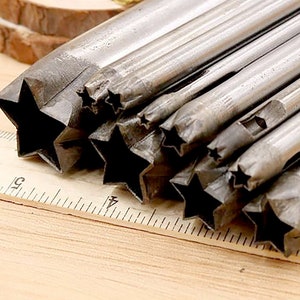 Ultimate DIY Leather Craft Punch Tool Star Punch, Waist Punch Flat ...