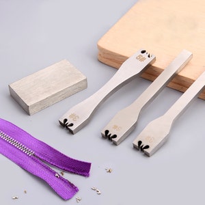1set 3# 5# Steel Alloy Zipper Tooth Removal Tool Code Loading Zip Tooth ...