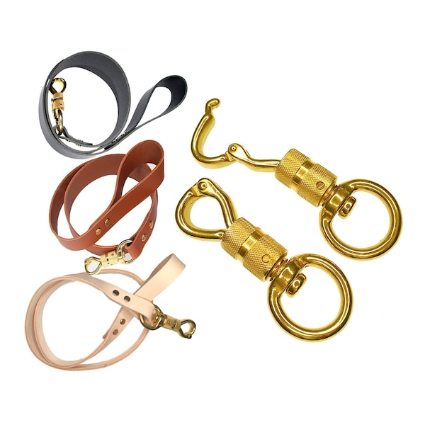 Leather Dog Leash Key Chain - Etsy