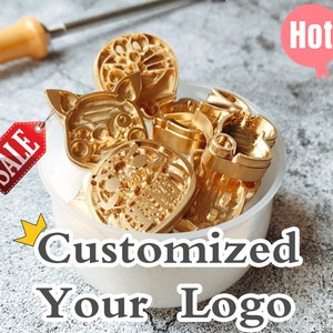 Personalized Leather,custom Wood Food Cake Iron Bread Hot Stamp Logo ...