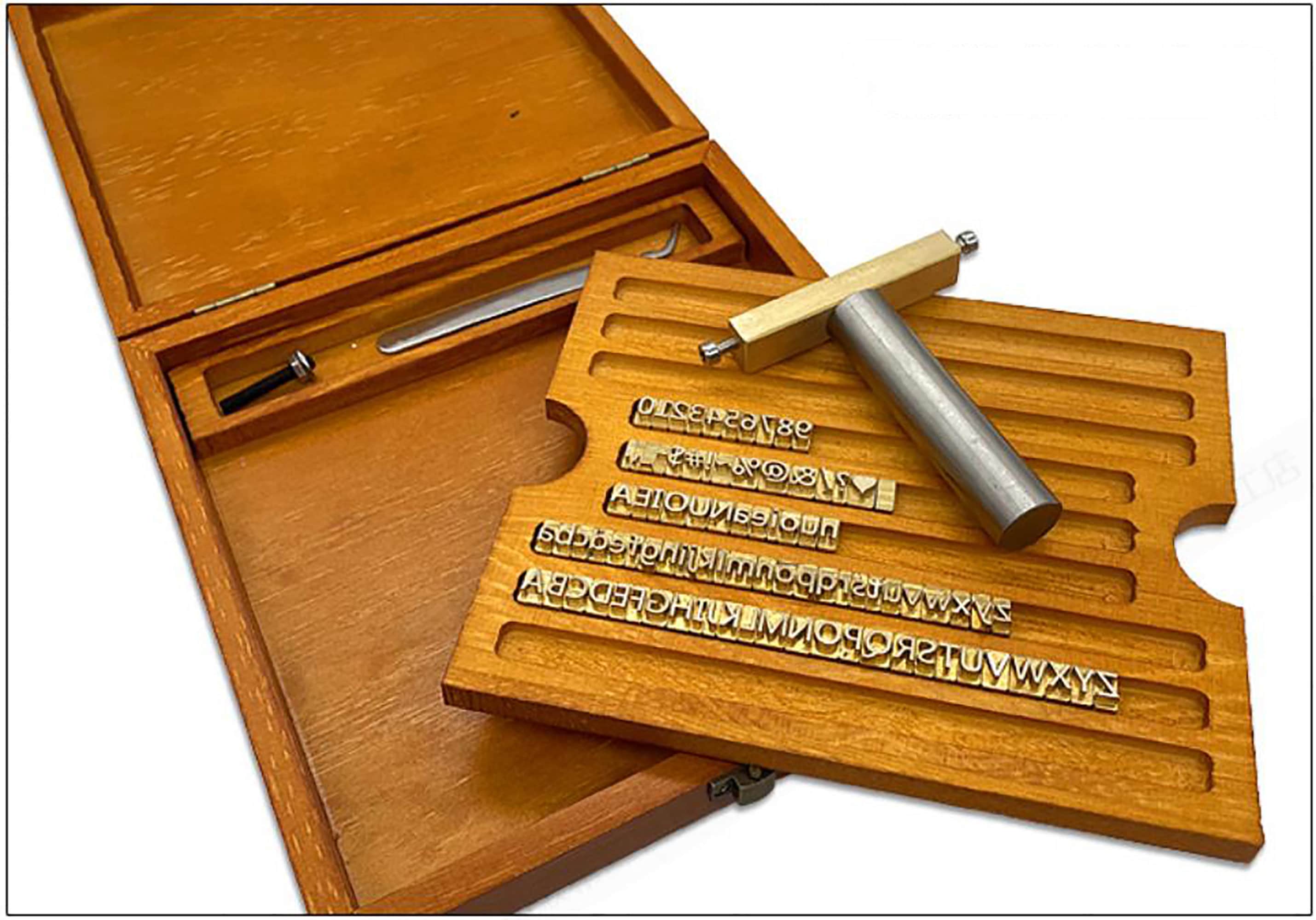 Leather Stamp Alphabet Numbers Symbols Stamp Brass Metal - Etsy