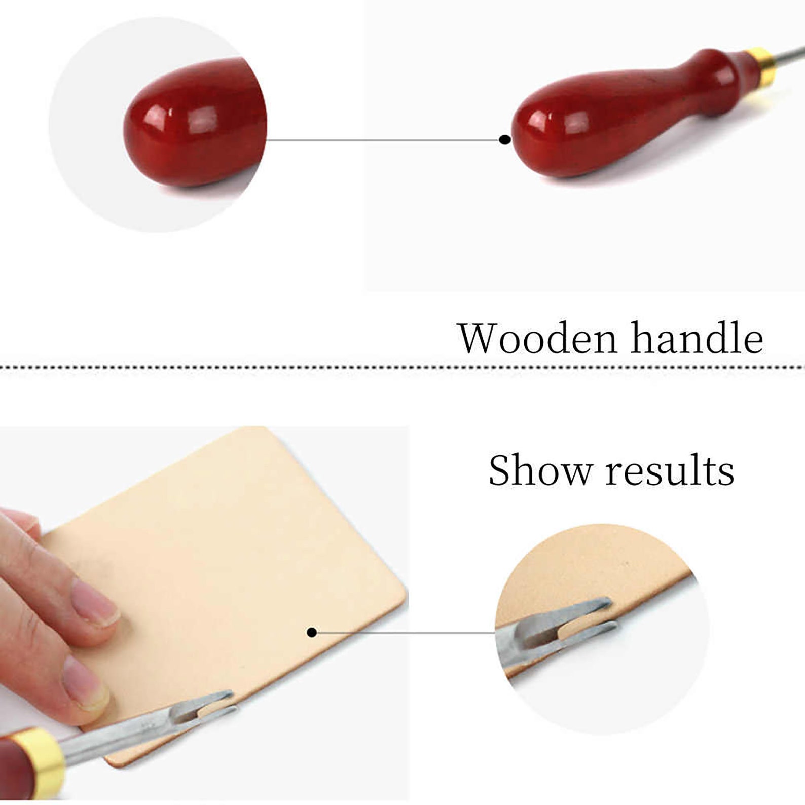 Leather Edge Cutter Skiving Tool Handle Leather Trimmer Edge Skiving ...