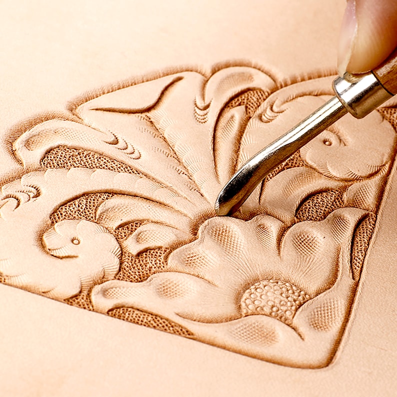 Leather Carving DIY Pressure Wiper Leather Shaping Press the Drum ...