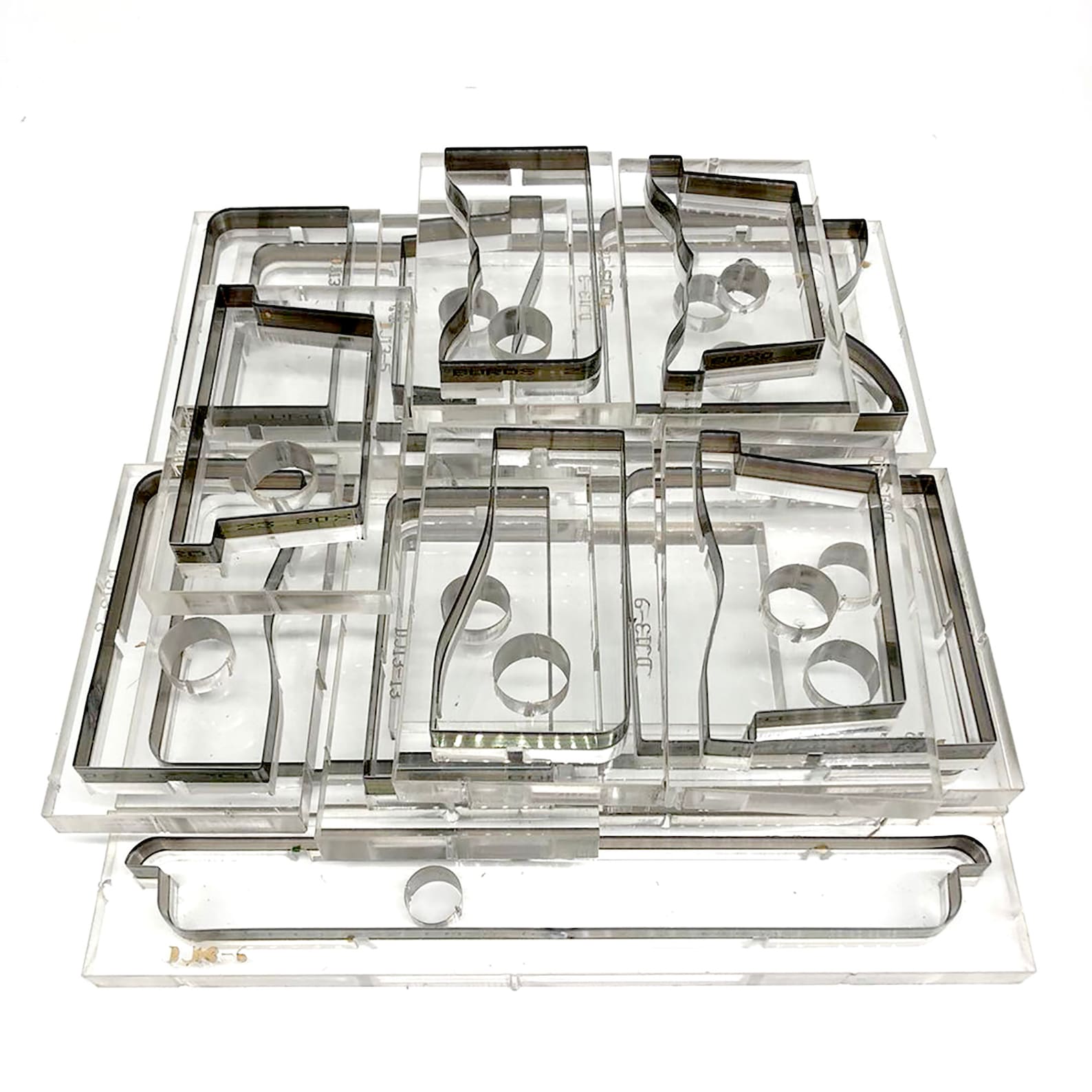 Custom Design Leather Acrylic Cutting Dies - Japanese Blade Mould ...