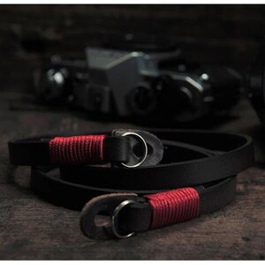 Your Own Initial Leather Camera Strap, Personalized Logo Name Data ...